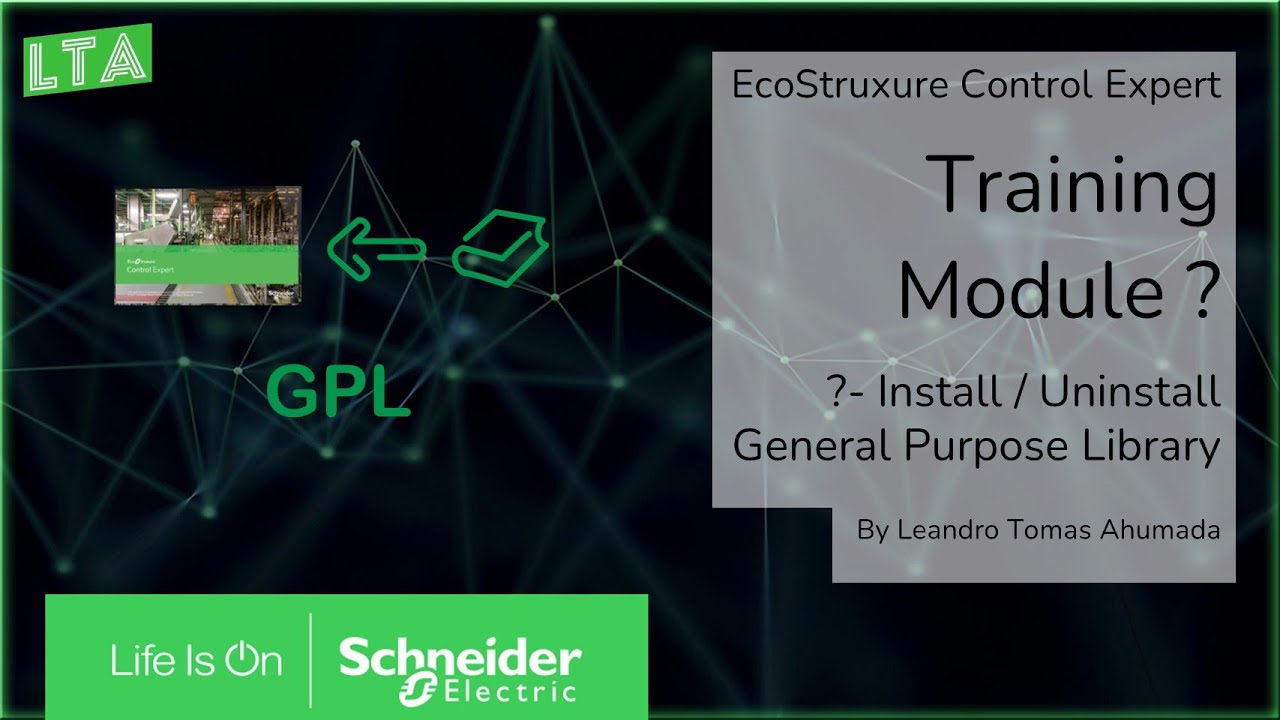 Control Expert Training - Install and Uninstall the General Purpose Library (GPL) - YouTube