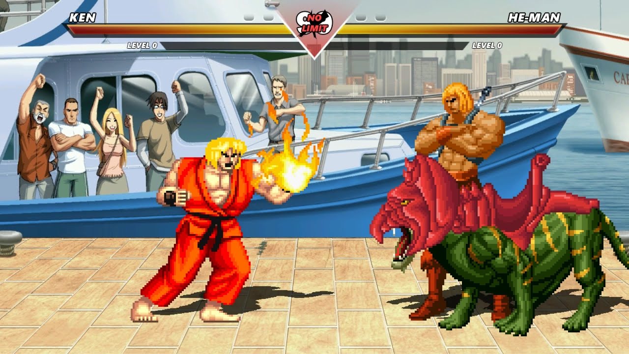 KEN vs HE MAN - Highest Level Awesome Fight! - YouTube