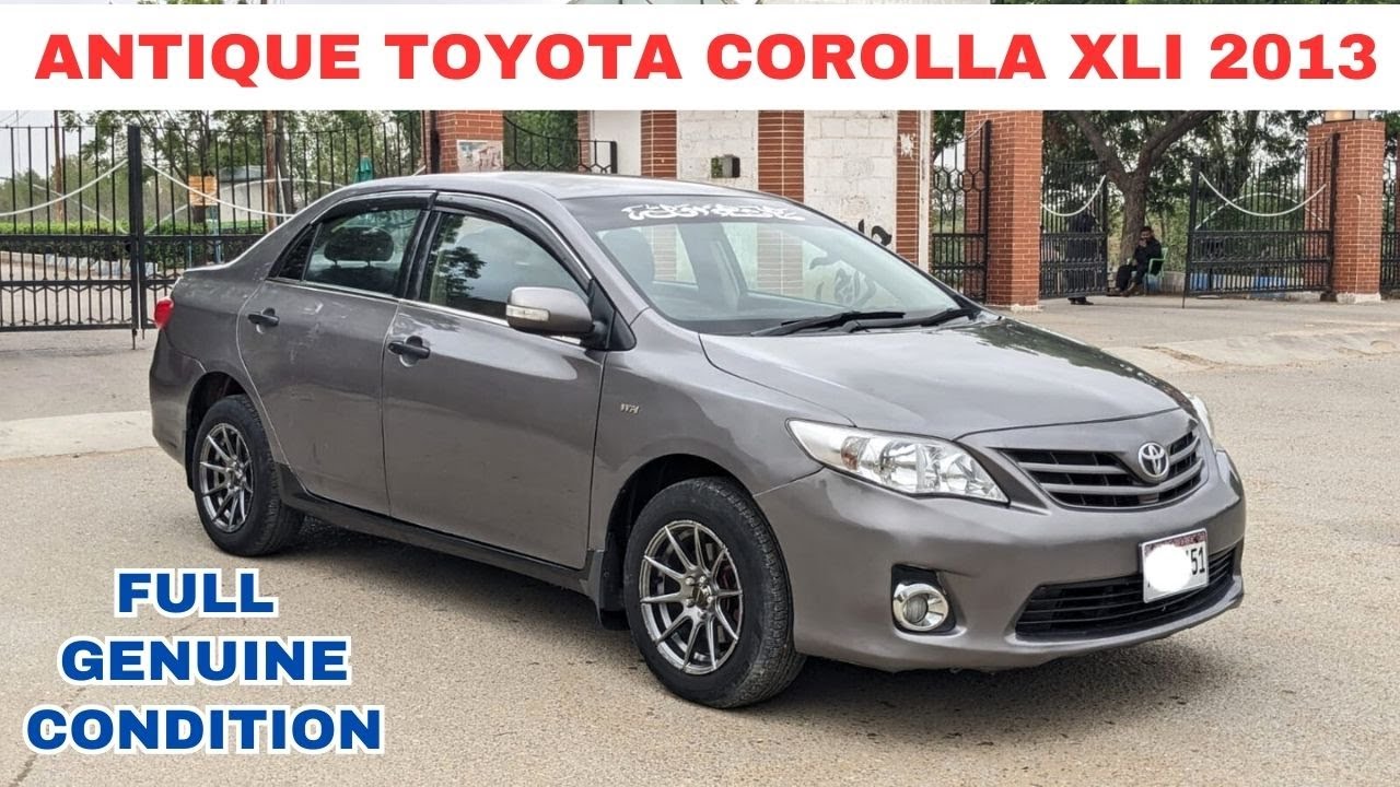 Antique Toyota Corolla Xli 2013 Full Detailed Review | Full Original ...