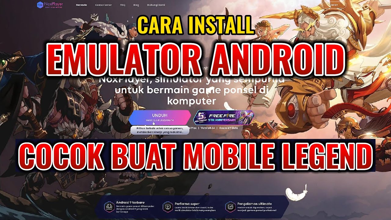 CARA INSTAL EMULATOR ANDROID YANG PALING BAGUS DAN RINGAN | NOX PLAYER ...