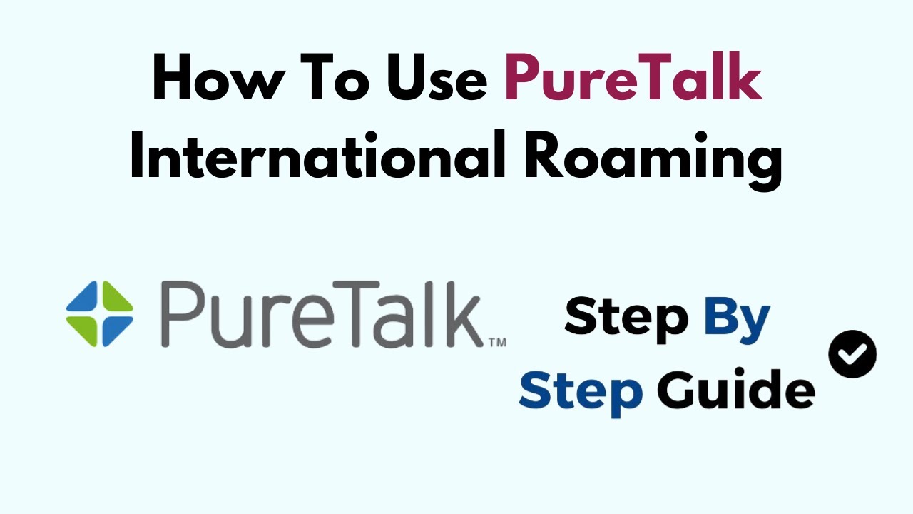 How To Use PureTalk International Roaming - YouTube