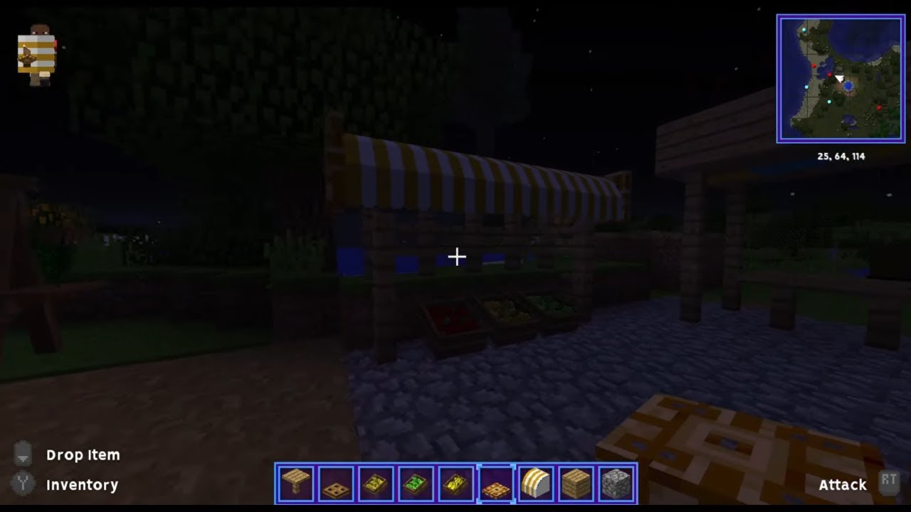 Cute Market (WITH FRUIT!) - Creative Modded Minecraft - YouTube