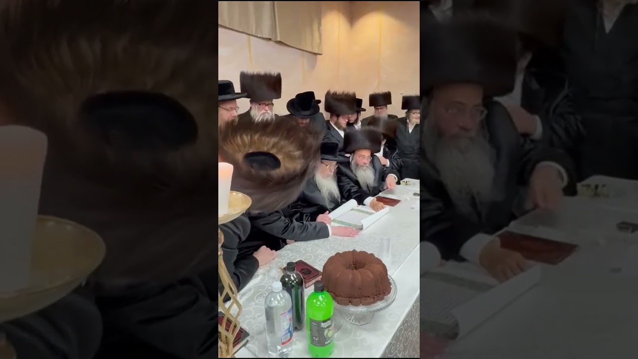 Tosh Rebbe Officiating At The Wedding Of one Of His Chassidim – 5785 ...