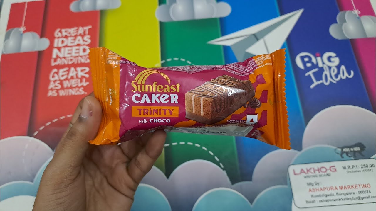 Sunfeast Caker Trinity with Choco - YouTube