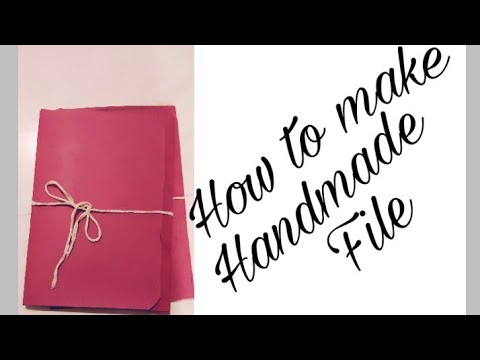 How to make Handmade File/Folder easily \\ DIY craft - YouTube