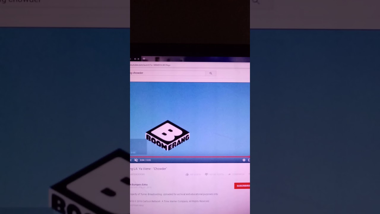 Chowder en Boomerang y la voz de ya viene de cartoon network nood - YouTube