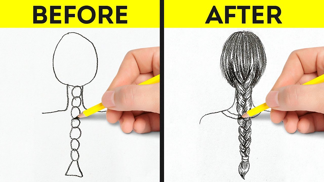 IMPROVE YOUR DRAWING SKILLS | Smart Drawing Hacks And Painting ...