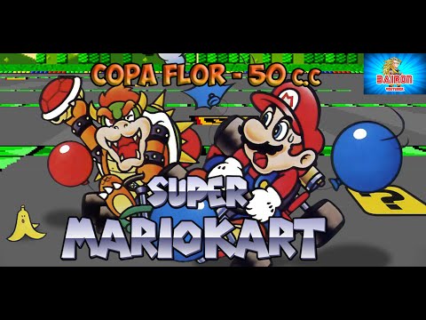 Super Mario Kart - Copa Flor 50c - YouTube