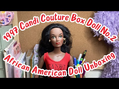 ❤️‍🔥 1997 Vintage Candi Couture Box Doll Series No.2 African American Doll 