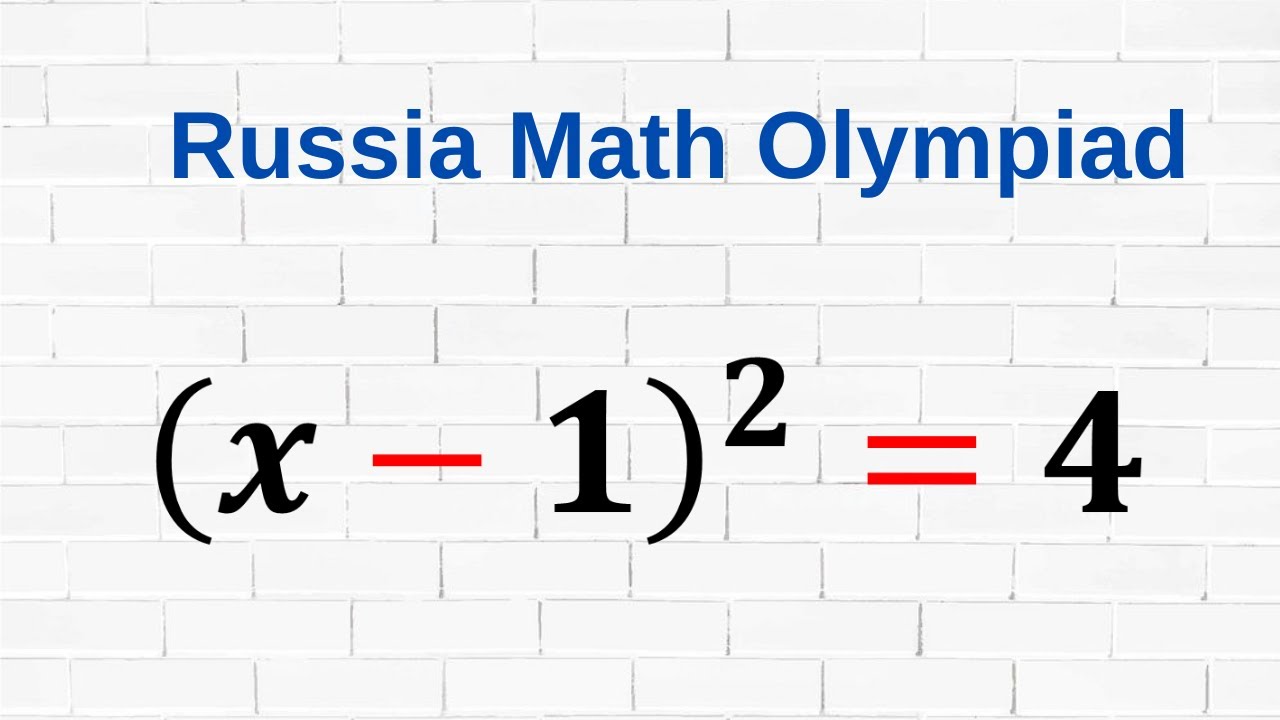 A Nice Algebra Problem | Russia Math Olympiad - YouTube