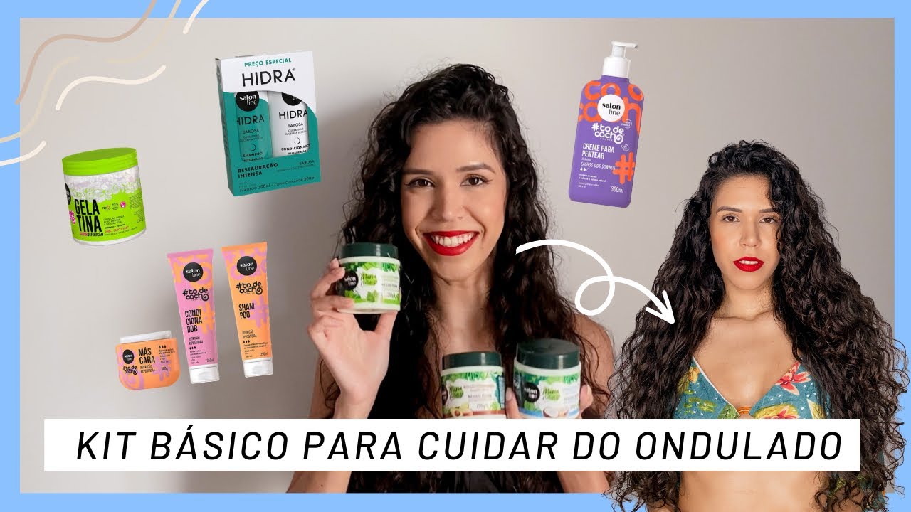 KIT BÁSICO PARA CUIDAR DO CABELO ONDULADO - Gabriela Mayer - YouTube