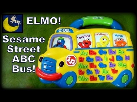 Sesame Street Alphabet Bus from 2000 with Elmo, Grover, Big Bird and ...