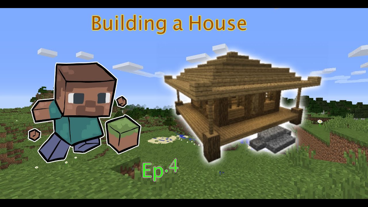 (Minecraft ep.4) Building a House on My New Settlement - YouTube