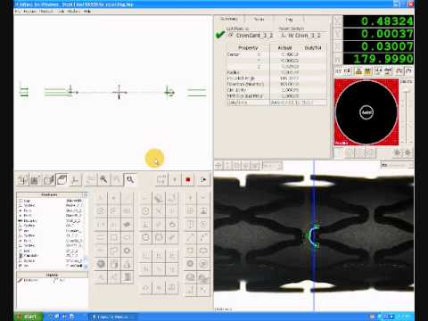 Micro-Vu Vertex Stent Inspection - YouTube