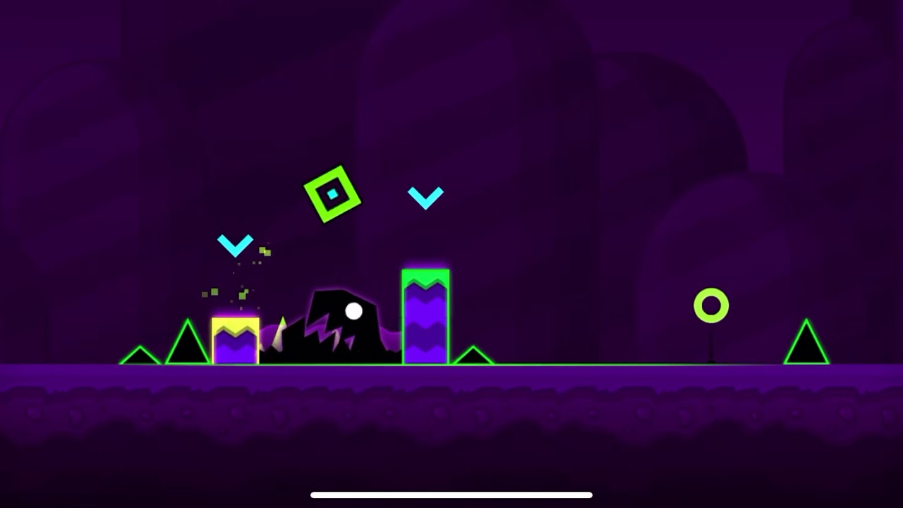 Level 1 in geometry dash world!! - YouTube