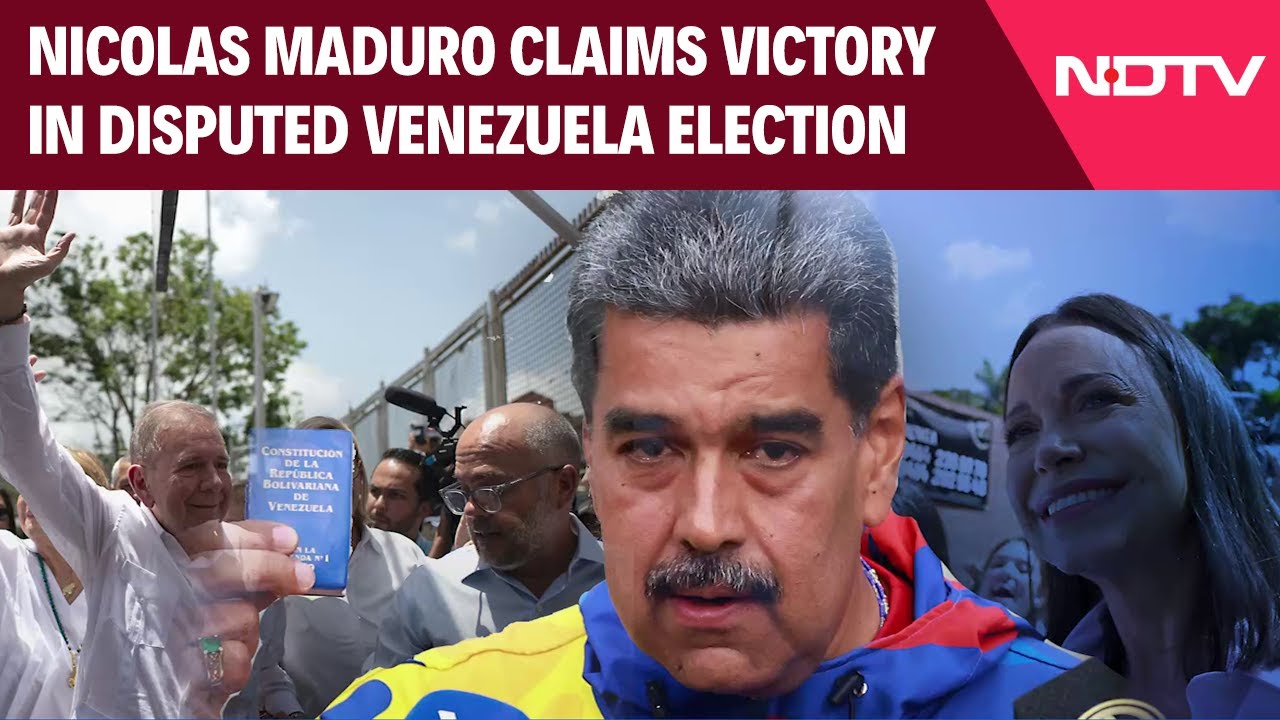 Nicolas Maduro Venezuela | Nicolas Maduro Claims Victory; Opposition ...