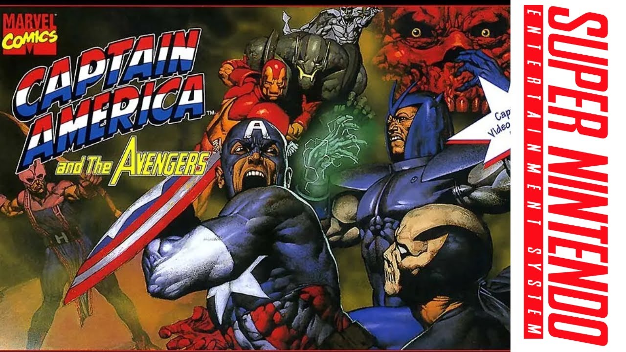 Captain America and the Avengers Longplay Super Nintendo SNES - YouTube