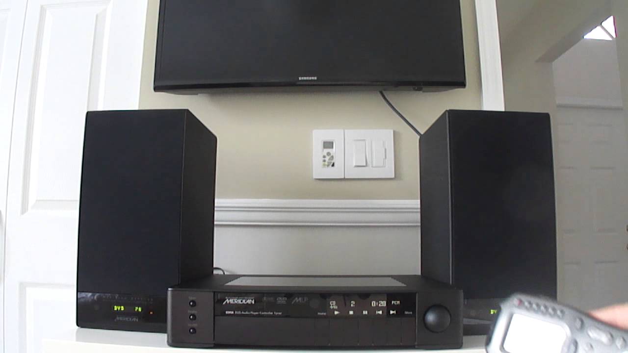 Meridian G91A and DSP3100 Speakers Test - YouTube