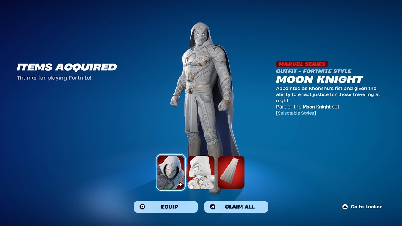 How To Get Moon Knight Skin NOW FREE In Fortnite! (Unlock Moon Knight ...
