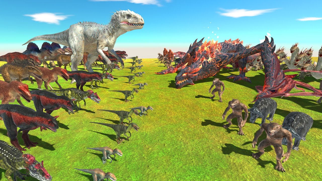 Infinity Battle | Dinosaurs Attack - Animal Revolt Battle Simulator ...