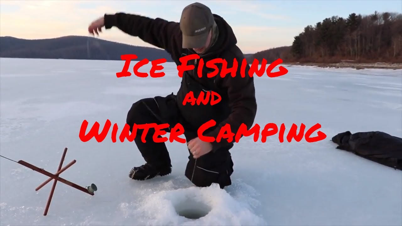 Ice Fishing and Winter Camping Allegheny National Forest - YouTube
