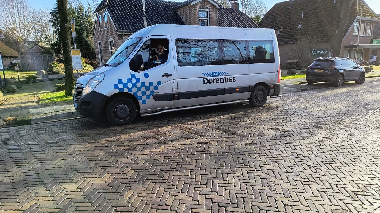 Taxi Dorenbos bus als Lijn 59 naar p+R Gieten via P+R Borger - YouTube