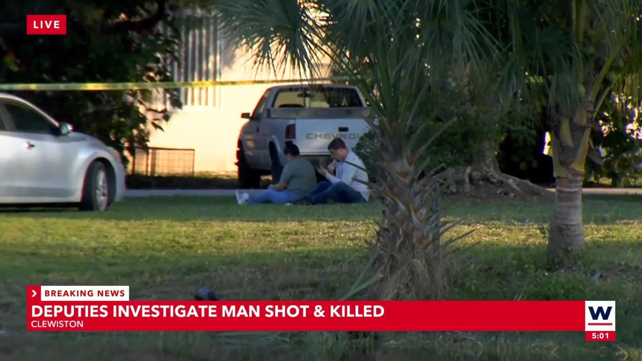 Deputies investigate man shot and killed in Clewiston - YouTube