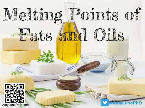 379 BCH3023 Melting Points of Fats and Oils - YouTube