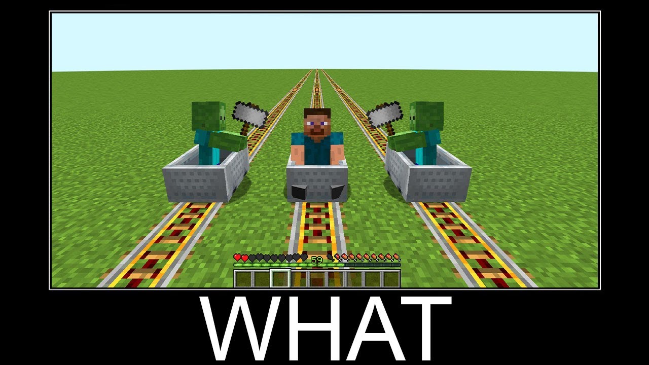 Minecraft WAIT WHAT meme 24/7 Livestream #1451 - YouTube