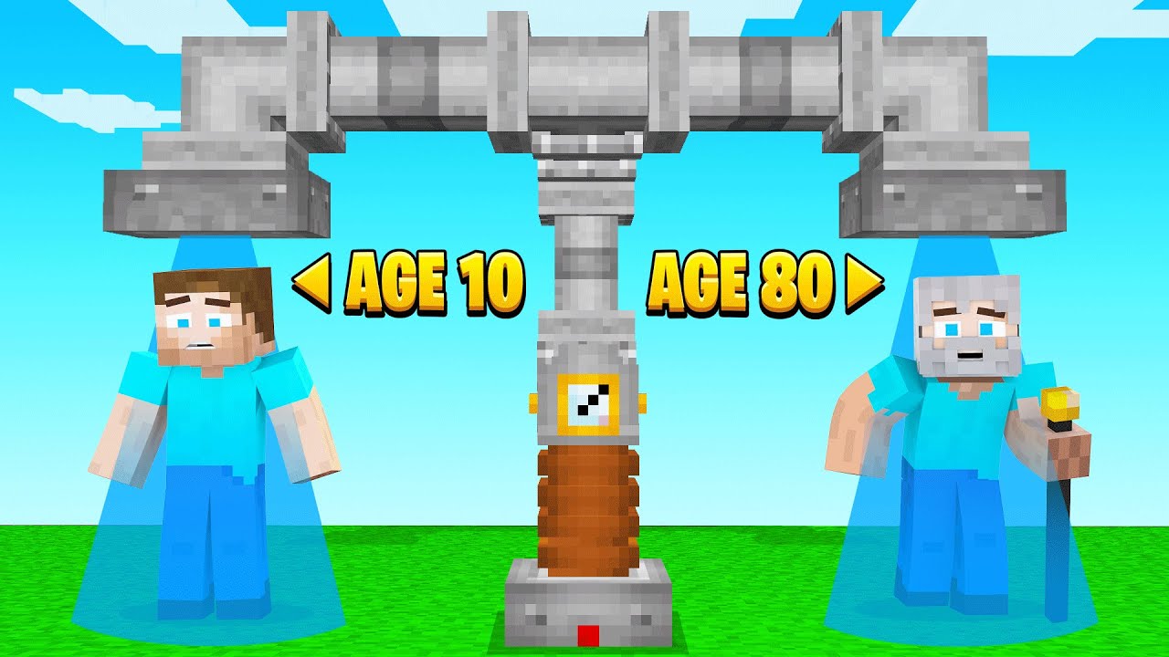 I BECAME AN OLD MAN In Minecraft! - YouTube