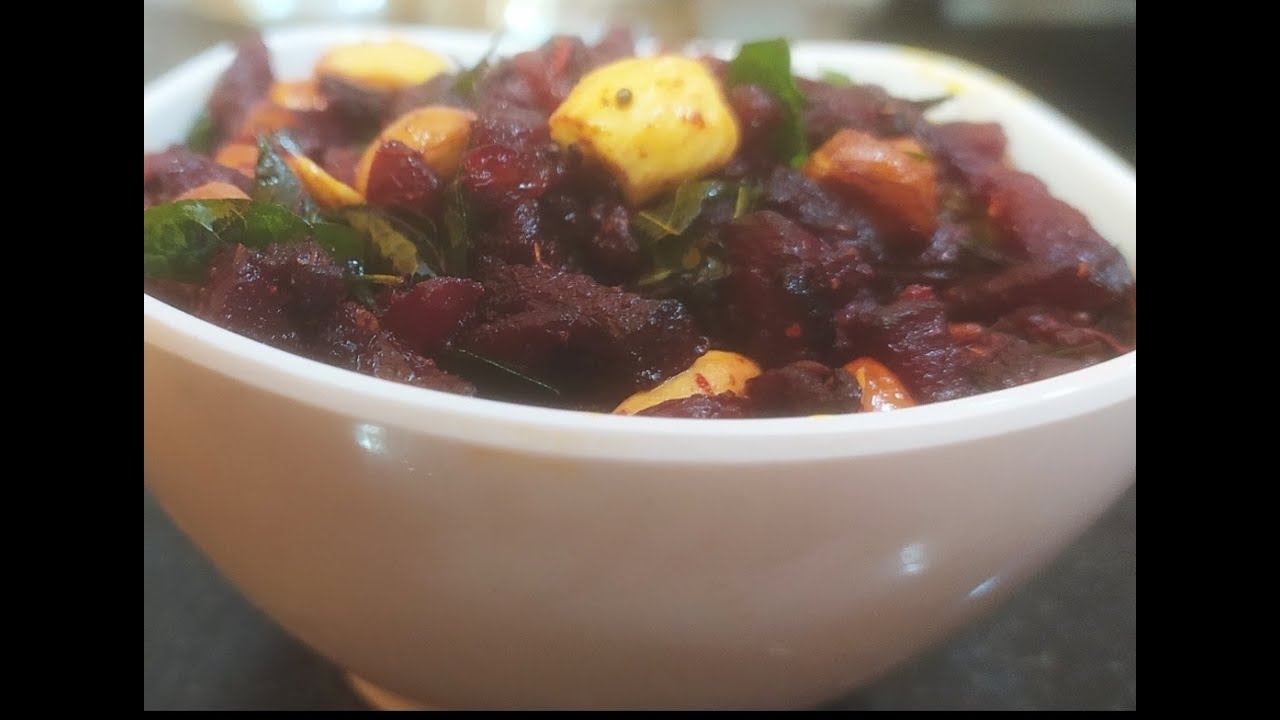 Beetroot Fry recipe / బీట్రూట్ ఫ్రై - YouTube