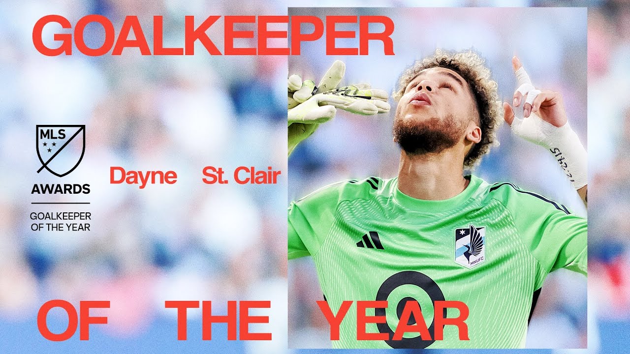 Dayne St. Clair AWARDED MLS Goalkeeper of the Year! - YouTube