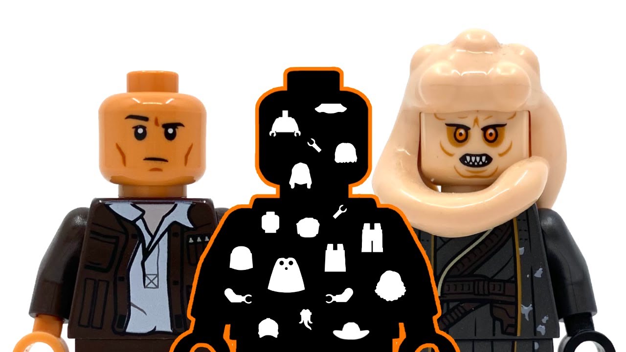 LEGO Minifigure Customs! Dwayne Johnson, Bib Fortuna & More! - YouTube