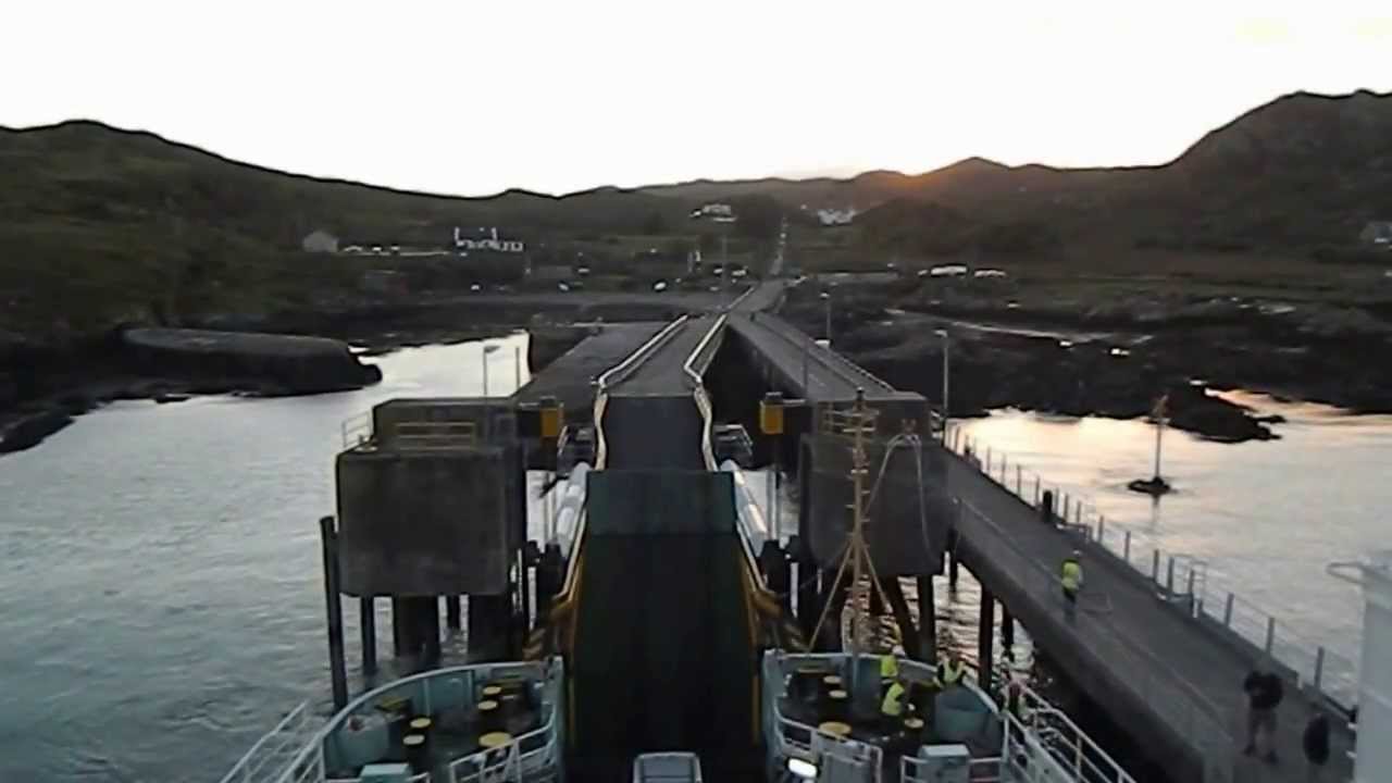 Calmac Ferry departs Scalasaig Isle of Colonsay Hebrides Scotland - YouTube