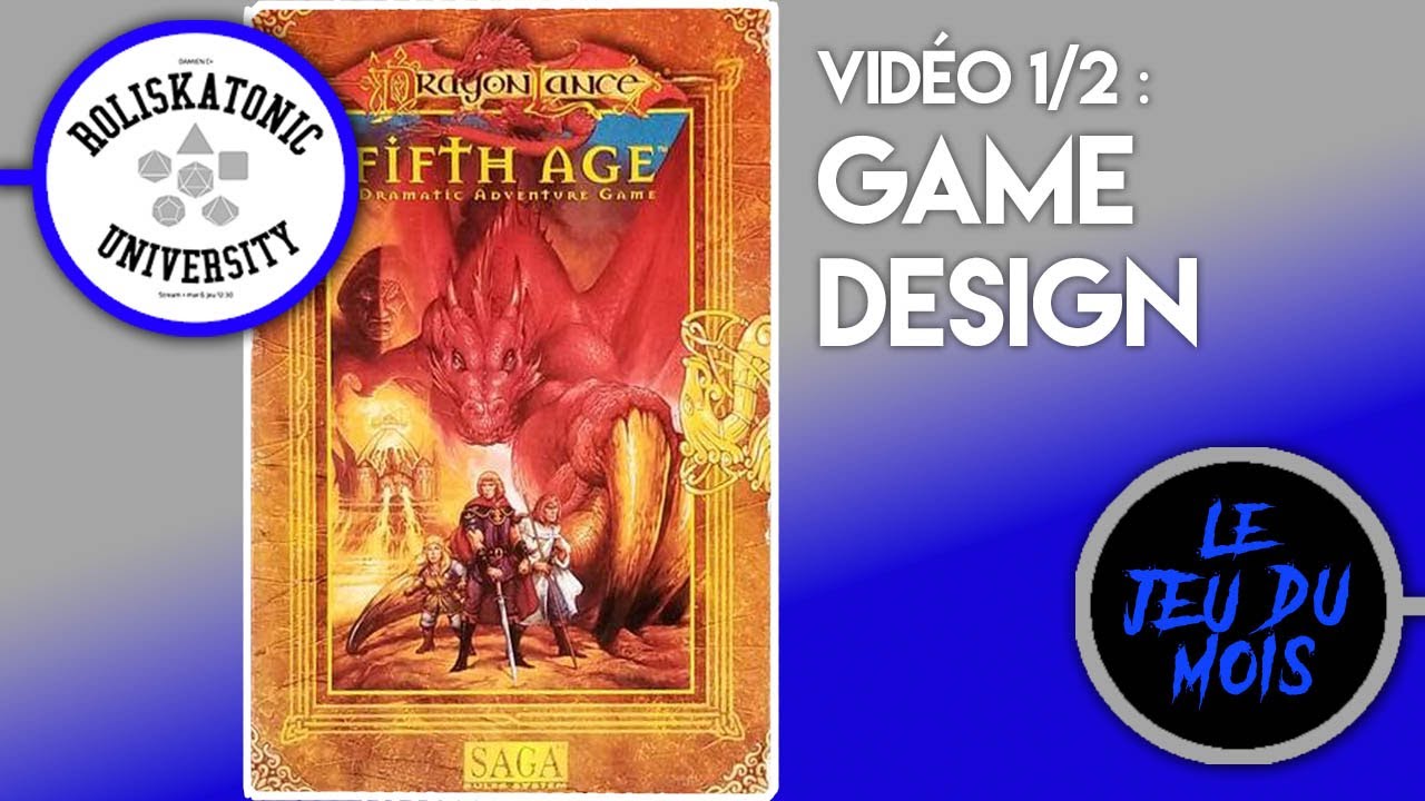 💎 Le jeu de rôle du mois : Dragonlance 5th Age (1/2) Gamedesign - YouTube
