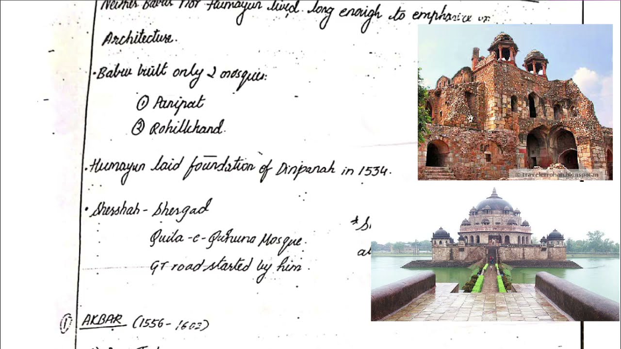 Indian Art and Culture - mughal architecture nitin singhania notes ...