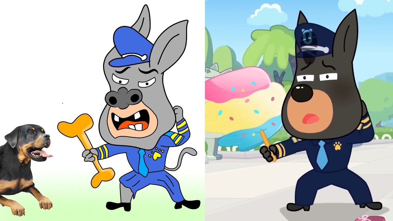 Sheriff Labrador - The Mysterious Magic Box Funny Drawing Meme ...