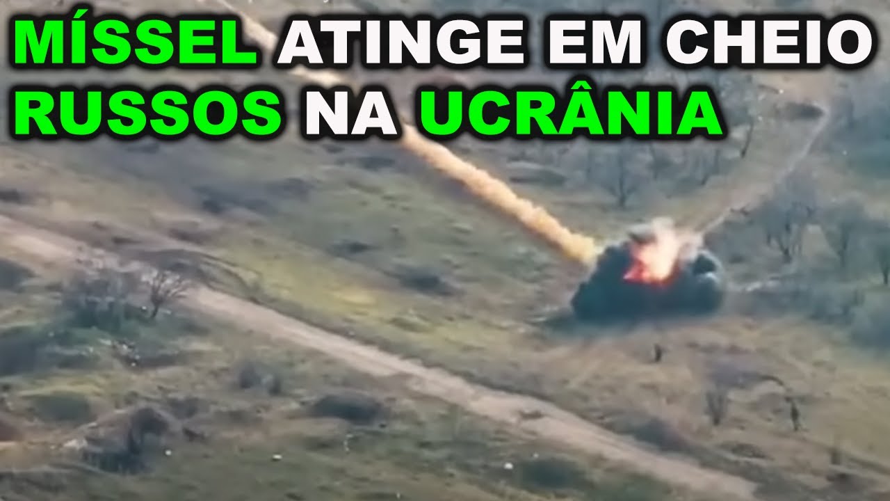 Dramático momento em Soldados russos são atingidos em cheio por míssel ...