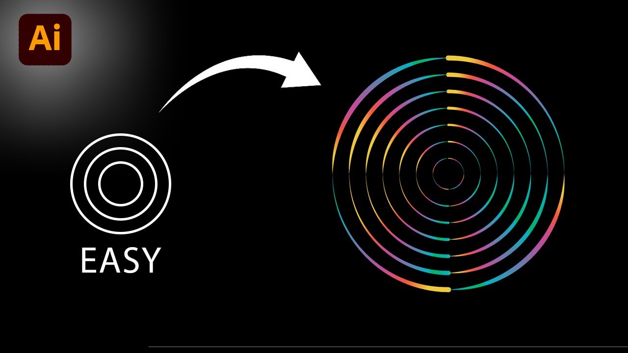 Circle Style logo design in adobe illustrator beginners tutorial - YouTube