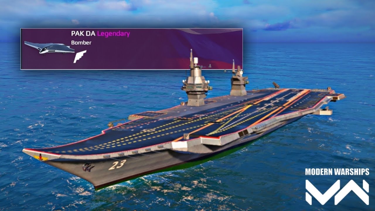 RF Shtrom | The iconic aircraft carrier with the PAK DA bomber - Modern ...