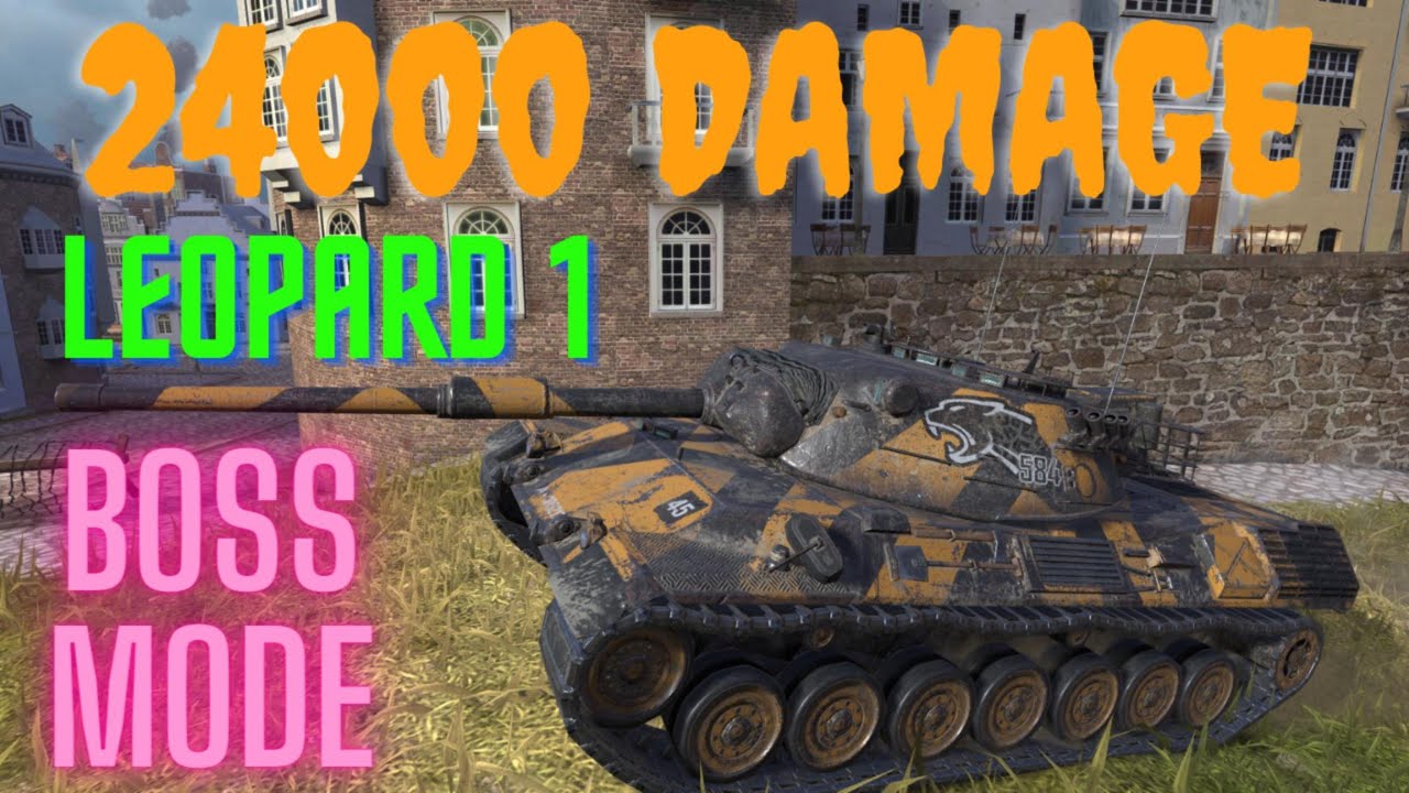 LEOPARD 1 insane tier 10 medium deals 24 k damage on World Of Tanks Blitz #wotblitz #wargaming ...