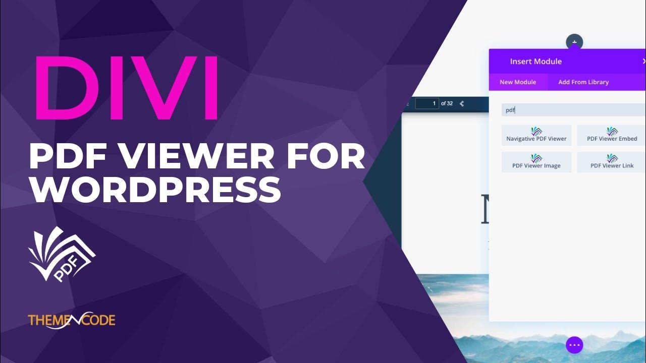 Divi PDF Viewer For WordPress Add-on | TNcFlipbook - PDF Viewer For WordPress - YouTube