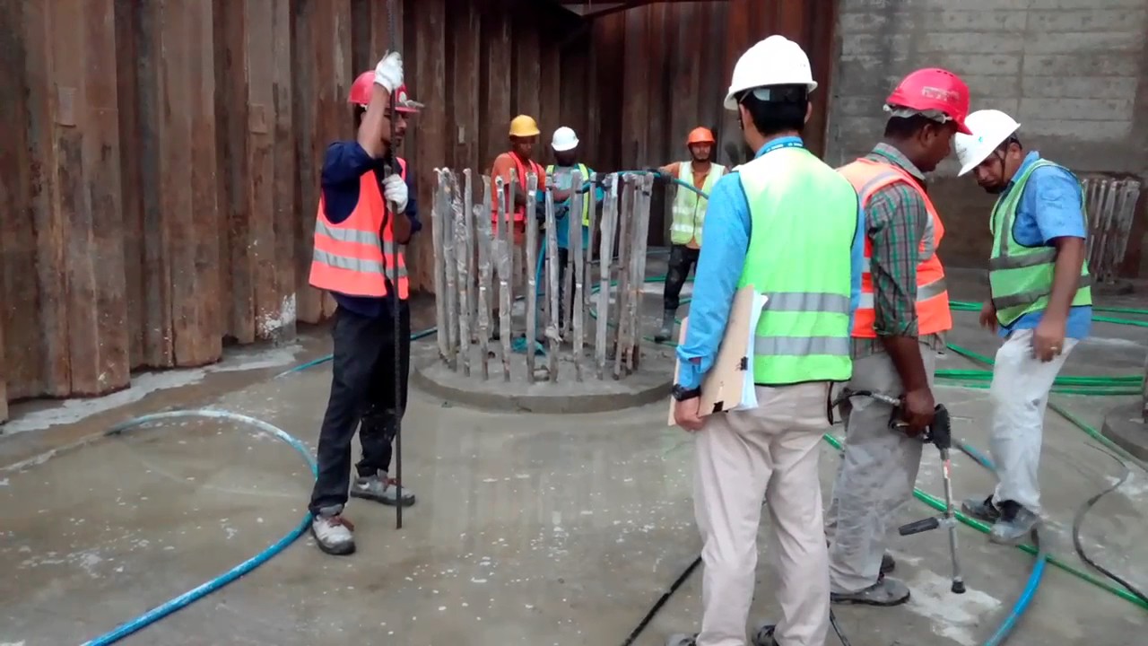 GROUT INJECTION FOR SONIC TUBE AT GOMUTI BRIDGE : - YouTube