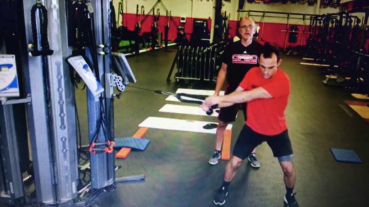Standing Dynamic Transverse Chop - YouTube