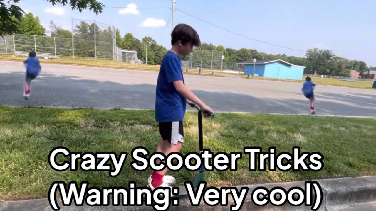 Crazy Scooter Tricks (Warning: very cool) - YouTube