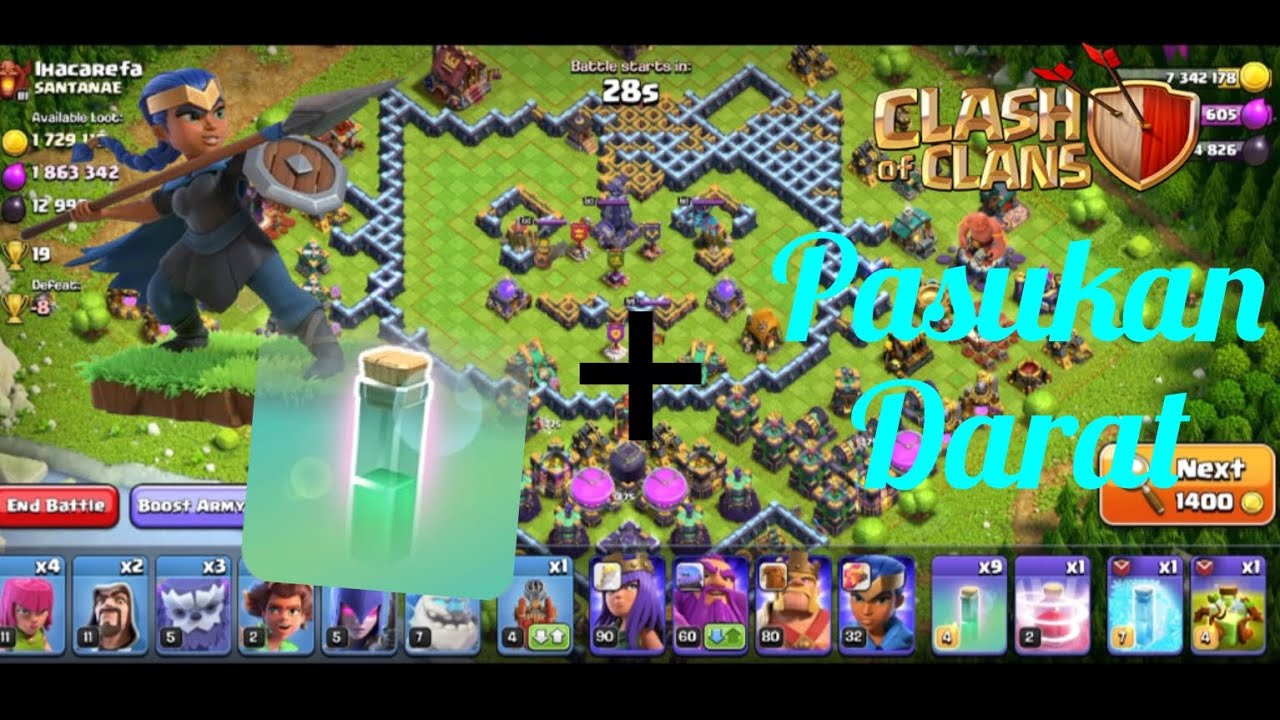 Menghilang no jutsu lagi 💪 | Clash of Clans - YouTube