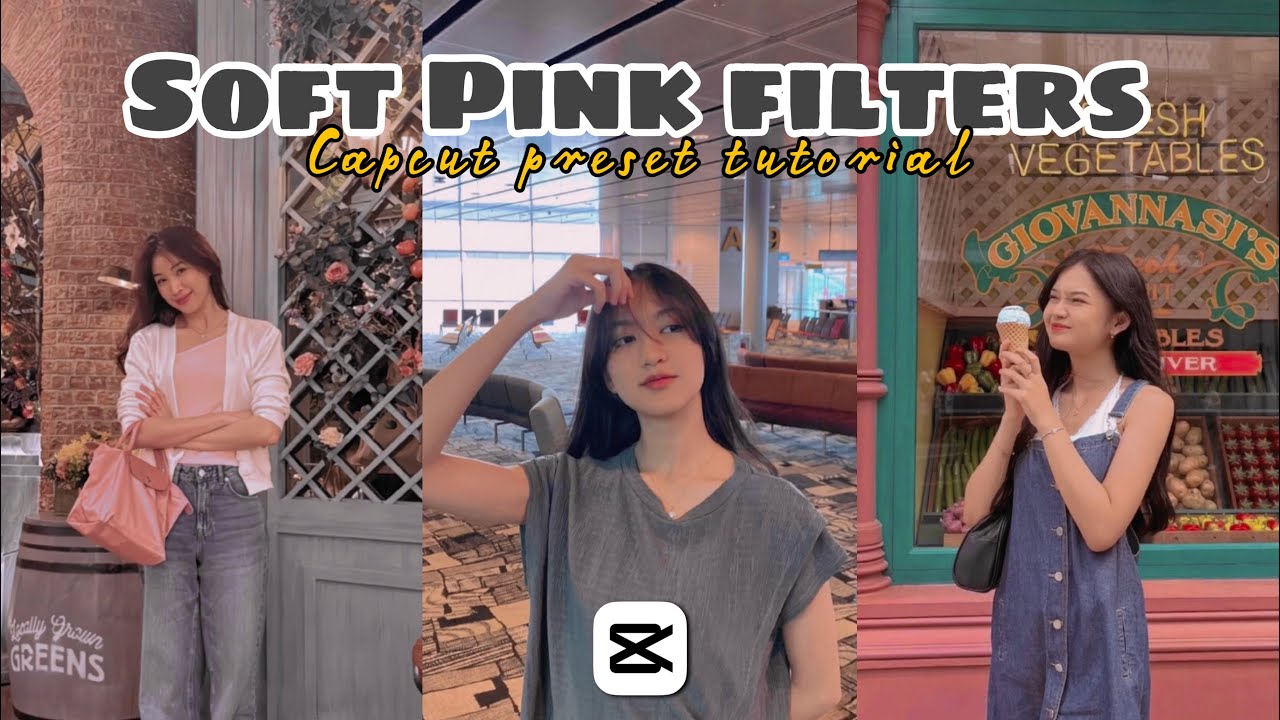 Filter capcut aesthetic || Soft pink filter terbaru capcut - YouTube