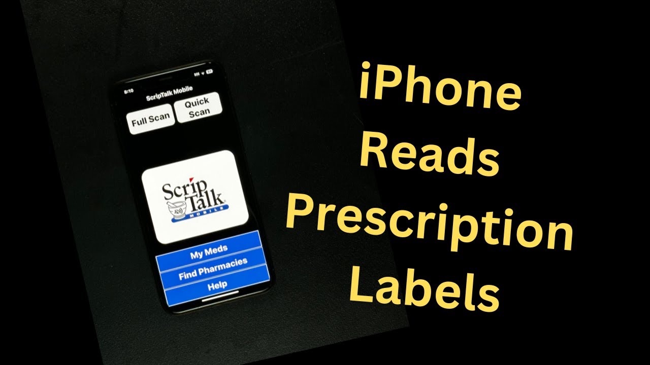 Script Talk app for iOS Review iPhone Prescription Reader - YouTube