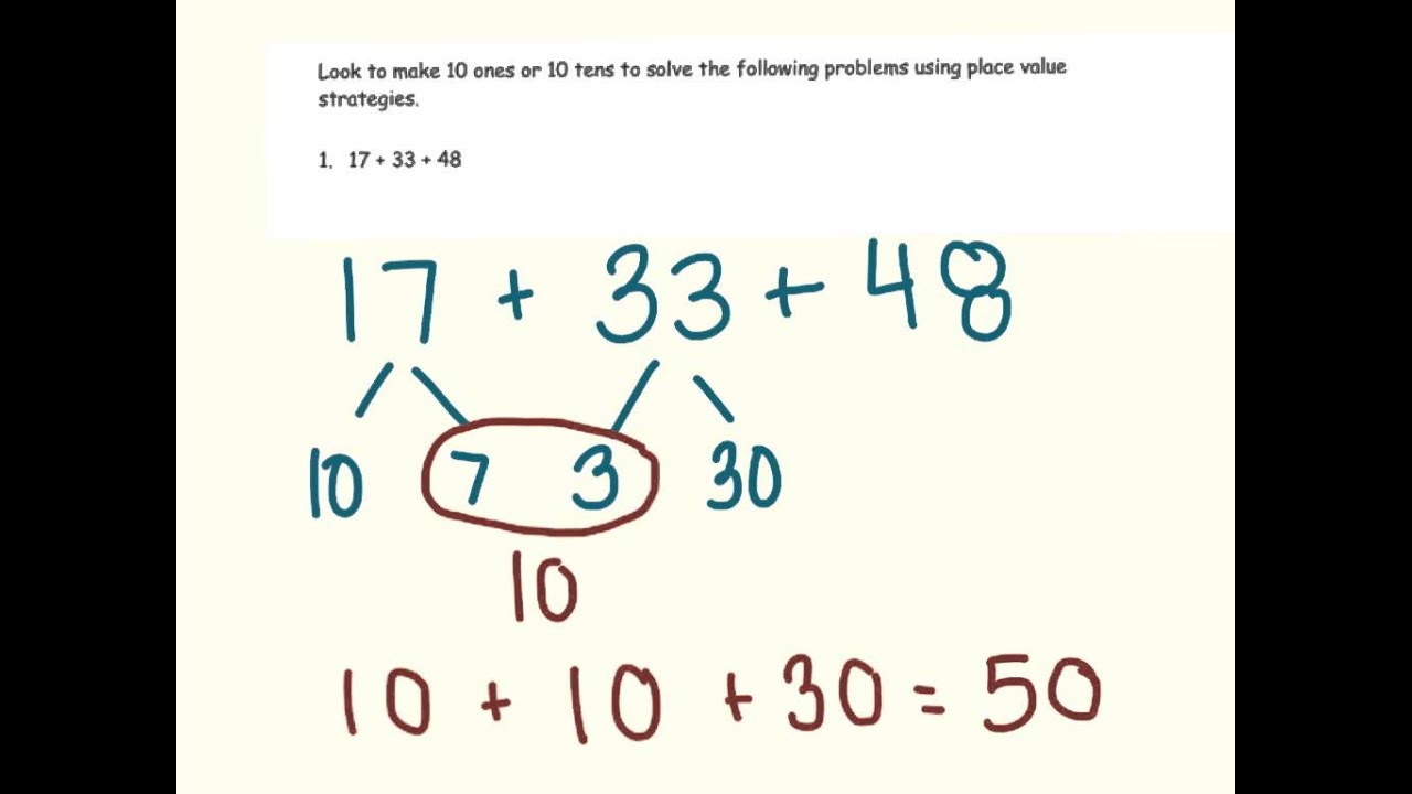 MathCast #2-Ch.3 Adding and Decomposing - YouTube