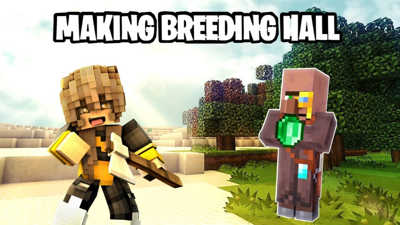MAKING BREEDING HALL FOR MY VILLAGERS || SUBSCRIBE - YouTube